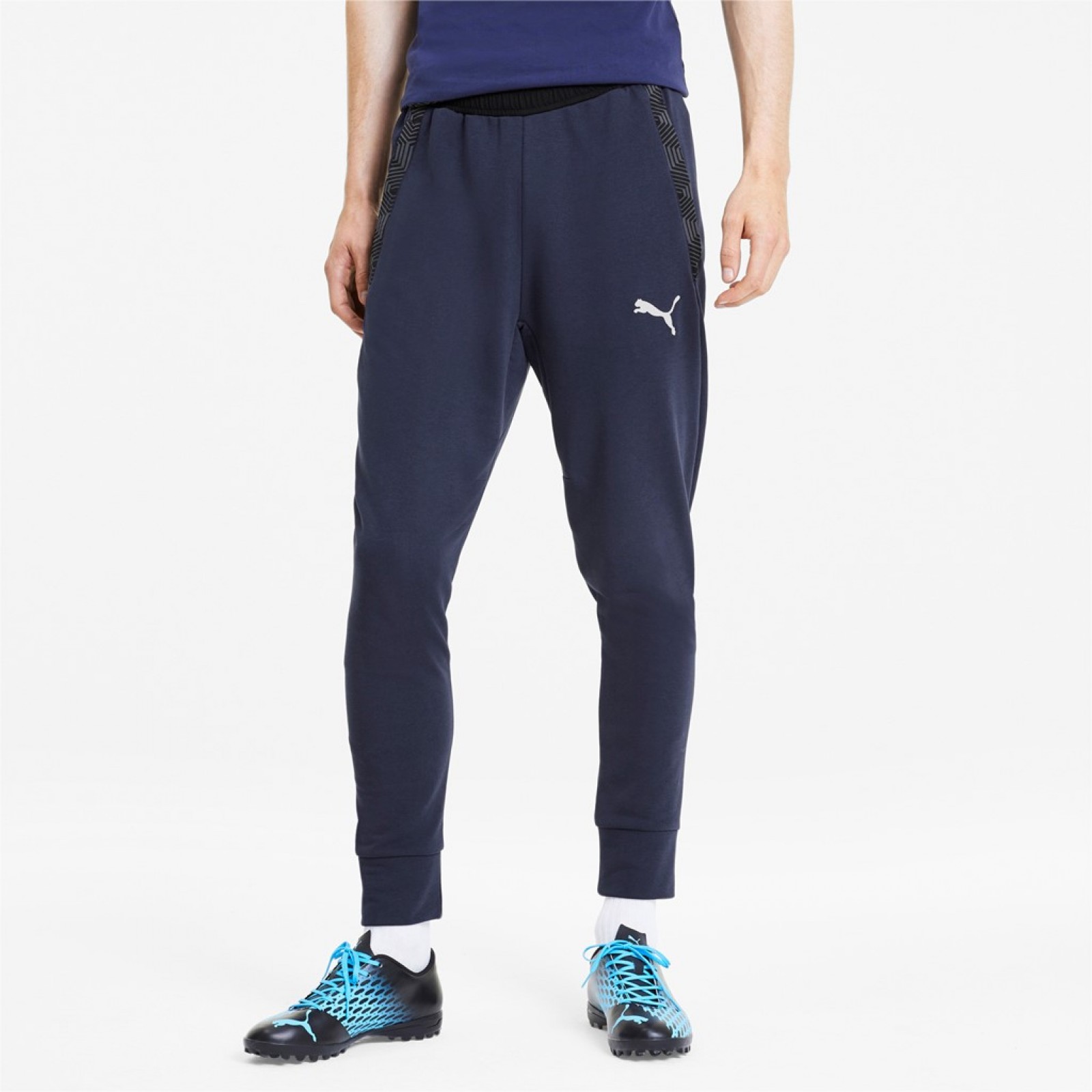 Puma TEAMFINAL 21 CASUALS SWEAT PAN Jogginghosen blau --> yam-yam-world.de