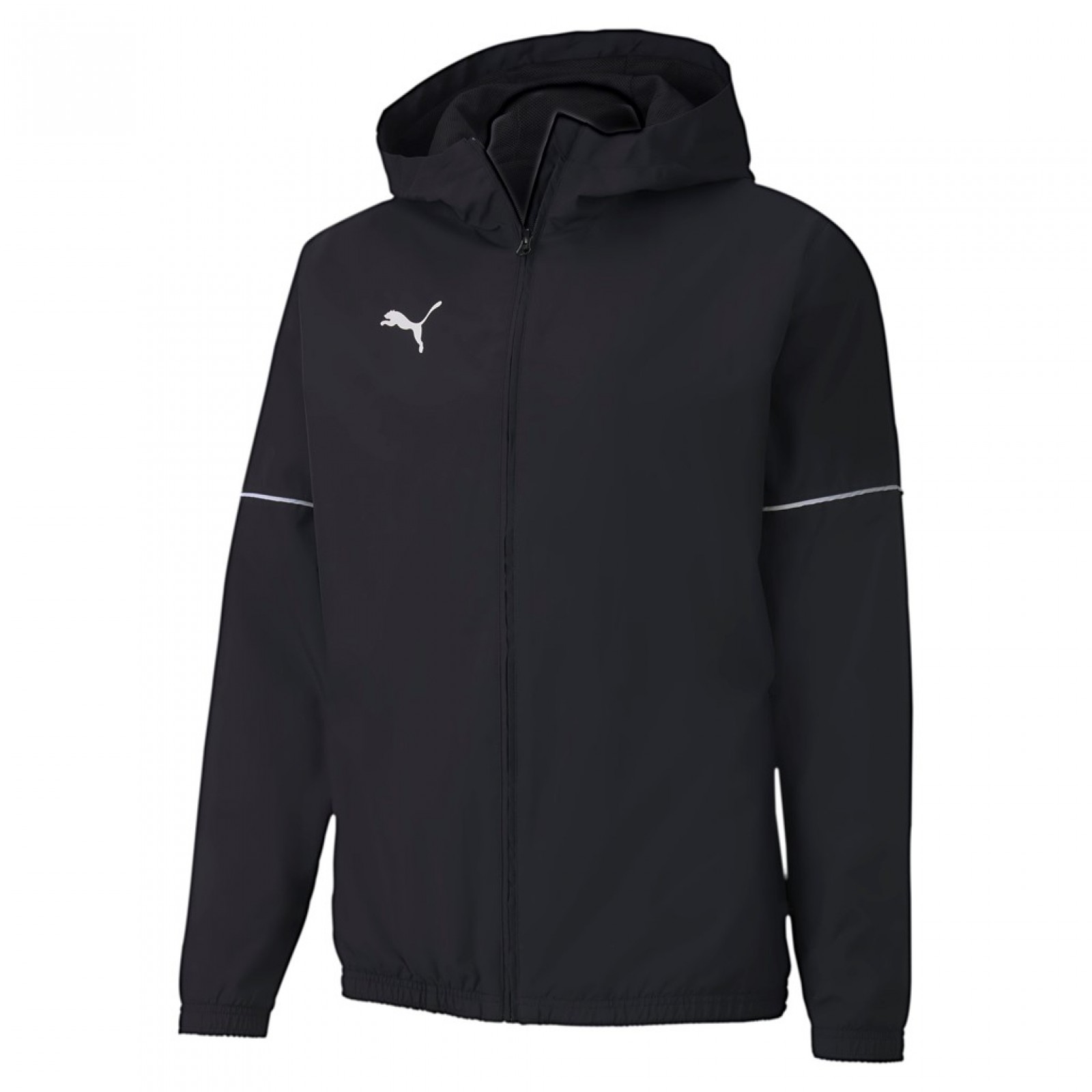 Puma TEAMGOAL RAIN JACKET CORE Regenjacken schwarz --> yam-yam-world.de